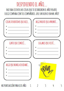 LACLASEDEELE: ACTIVIDADES DE DESPEDIDA DEL AÑO Y BIENVENIDA DEL AÑO NUEVO