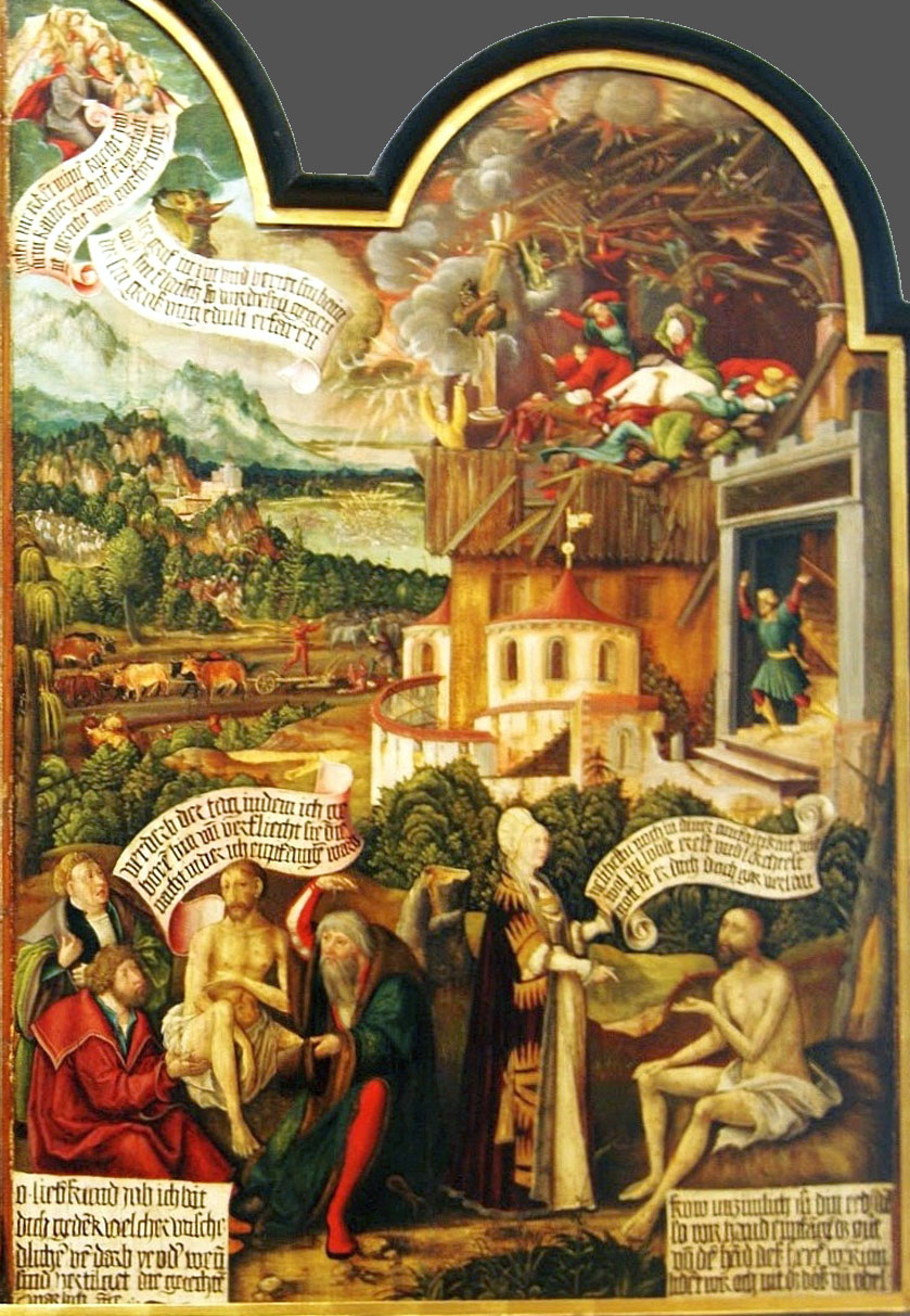 debat art figuration: Job et les démons