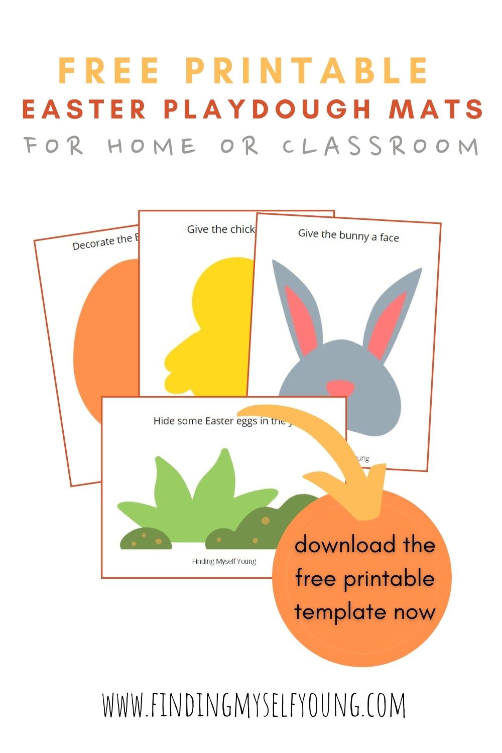 Free Printable Easter Playdough Mats | Finding Myself Young