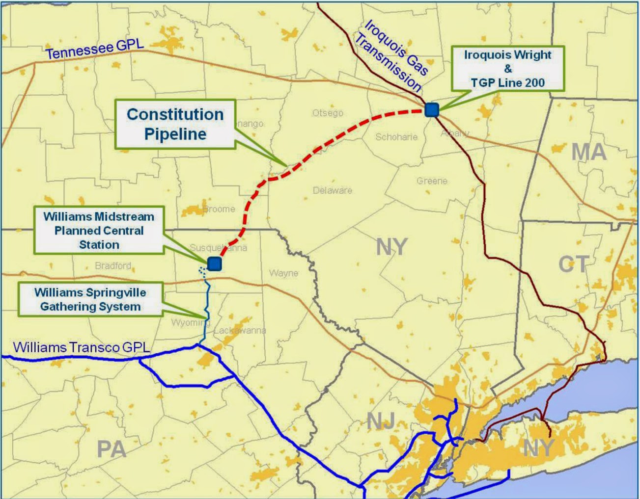Center for Environment, Commerce & Energy: Constitution Pipeline