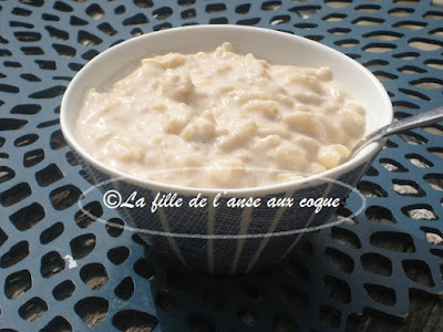 La fille de l'anse aux coques: POUDING CRÉMEUX AU RIZ