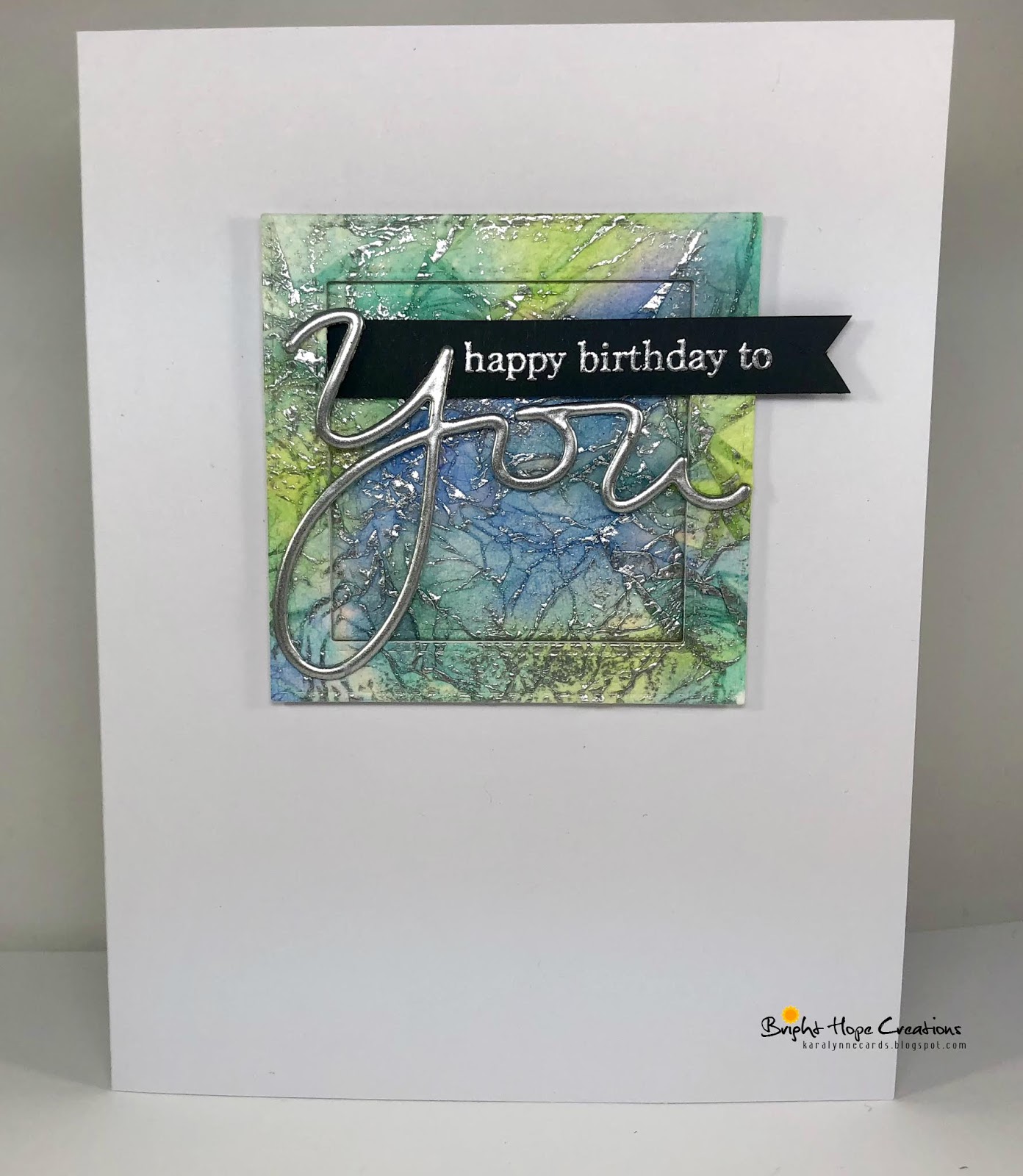 Kara Lynne's Card Designs: A Crumpled Piece of Tissue Paper