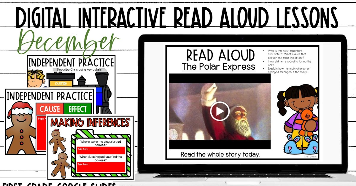 December Digital Interactive Read Aloud Lessons | The Lemonade Stand