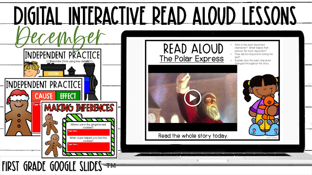 December Digital Interactive Read Aloud Lessons | The Lemonade Stand