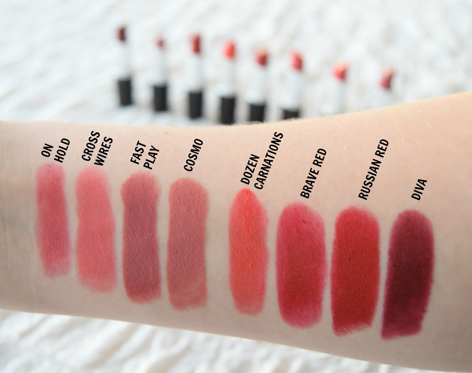 My MAC Lipstick Collection : Review & Swatches | Travel Life Beauty