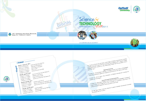 Capital Graphics: Invitation Card design for Science &Technoloy Fair