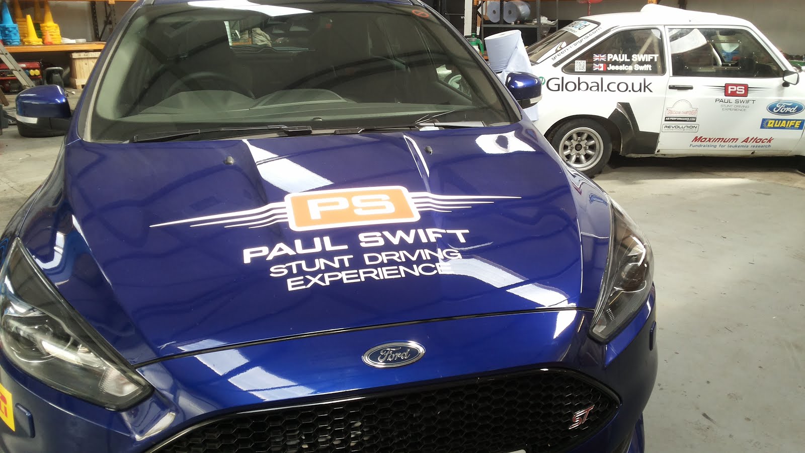 The Green I Signs Blog: Ford focus ST graphics for Paul Swift at ...