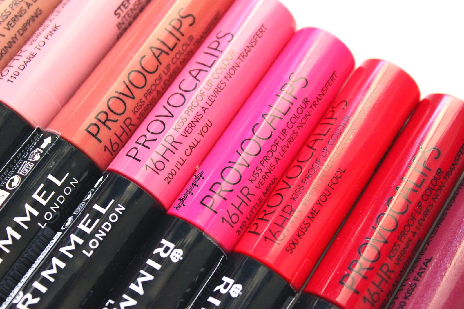 heytherejacquelyn: Rimmel Provocalips Review + Lip swatches!