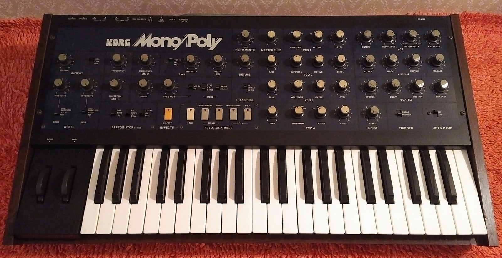 MATRIXSYNTH: Korg Mono/Poly Analog Synthesizer with Midi Retrofit