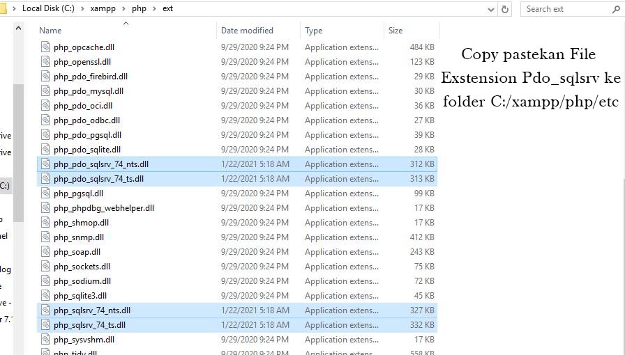 Cara Menggunakan SQL SERVER di Xampp - SumberKomputer