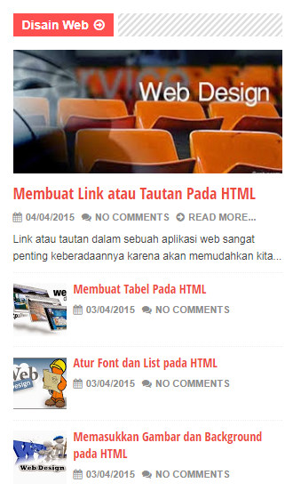 Cara Membuat Recent Post Blogger Berdasarkan Label Seperti Evo Magz ...