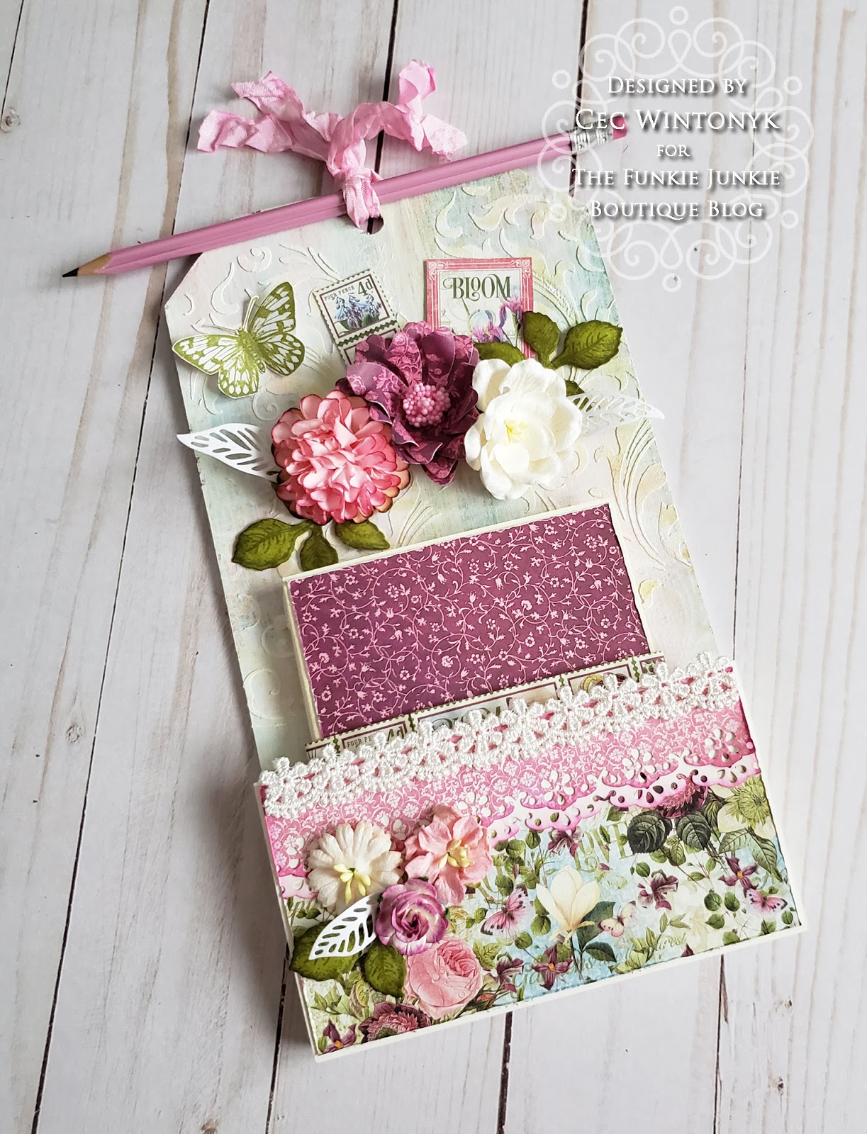 CW Card Creations: Big Tag Notebook Holder