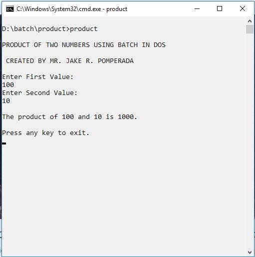 Free Programming Source Codes And Computer Programming Tutorials Product Of Two Numbers Using