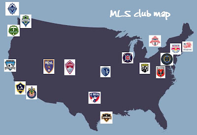 wandering in the woods: mls club map