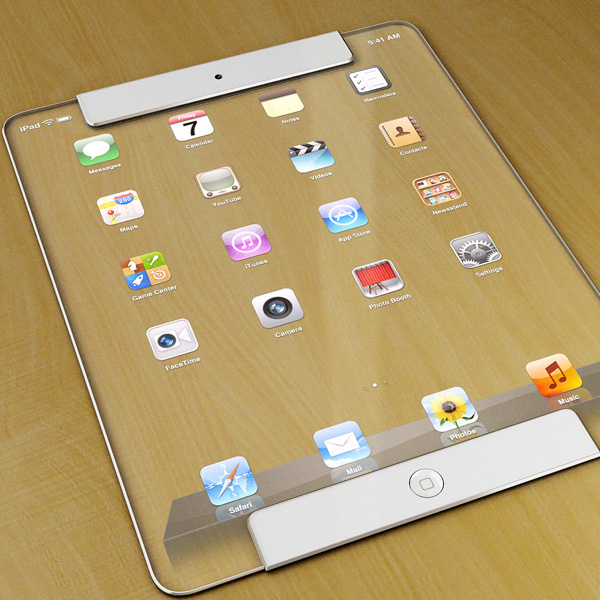 The Transparent iPad design | Computer Graphics Daily News