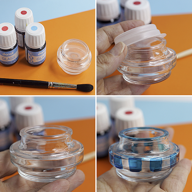 Upcycle glass cap pots - Journey into Creativity