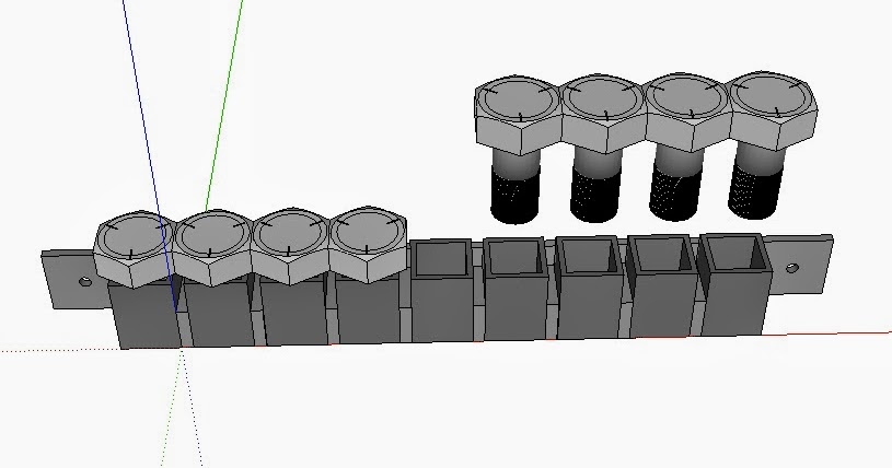 Persimmon Forge: Professional Blacksmithing: Fly Press Tool Rack