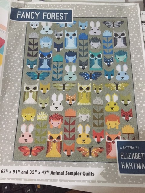 Quilting the day away: Making the Fancy Forest Quilt by Elizabeth Hartman