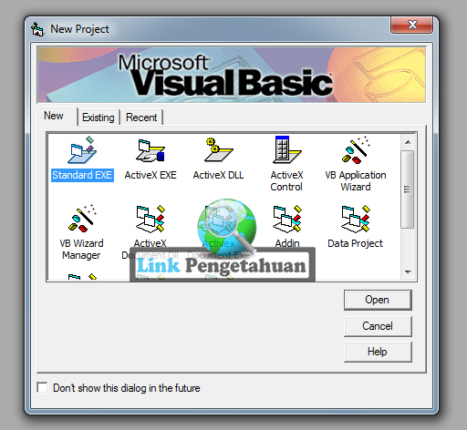 Tutorial Membuat Web Browser Menggunakan Aplikasi Visual Basic 6.0 - Link Pengetahuan