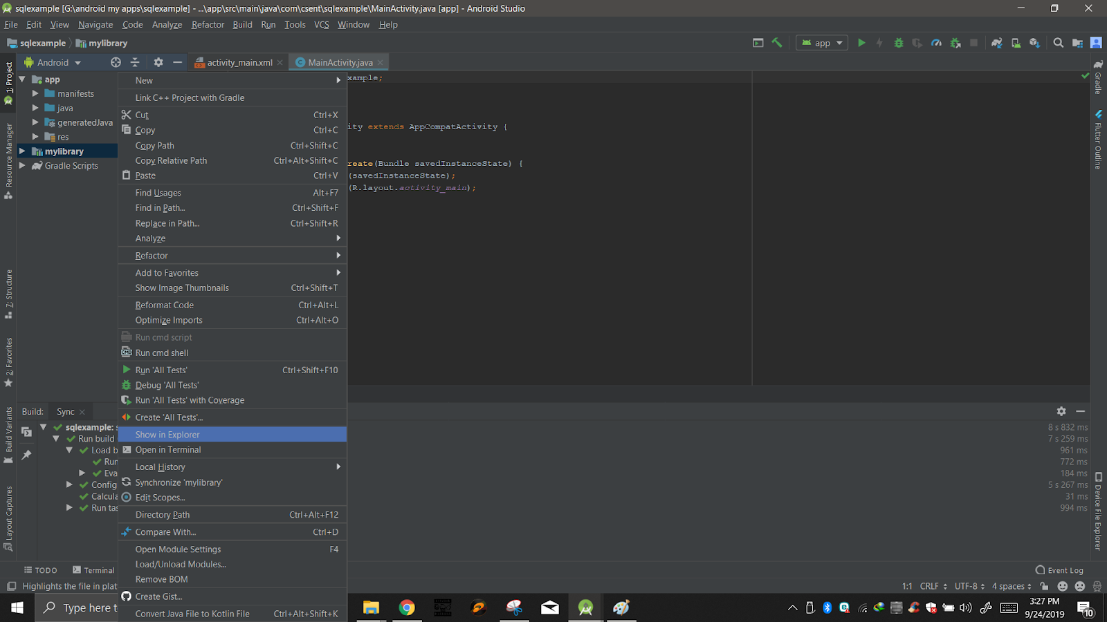 SQLite Database export to Excel file Tutorial