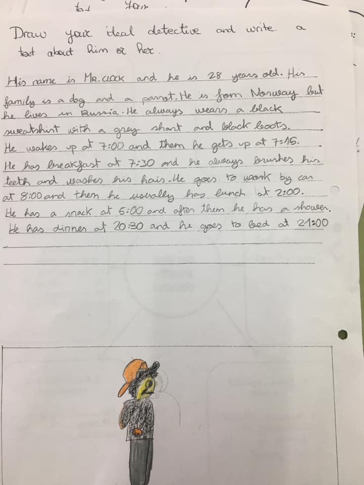 OUR ENGLISH CLASS: Creative writing