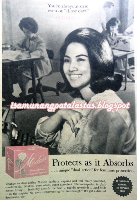ISA MUNANG PATALASTAS: 237. Brand Stories: MODESS® Sanitary Napkin of ...