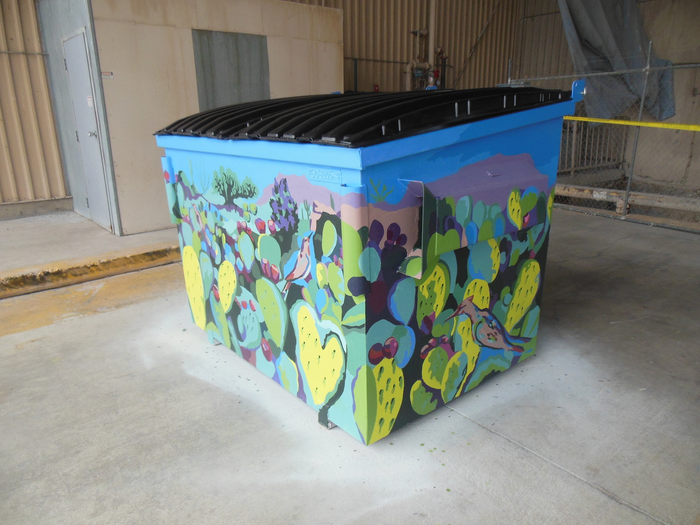Community Arts and Murals: MURAL/TRASH CONTAINER ART TO BE UNVEILED