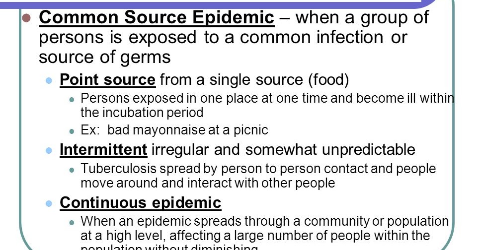EXAMS AND ME : Point Source Epidemic