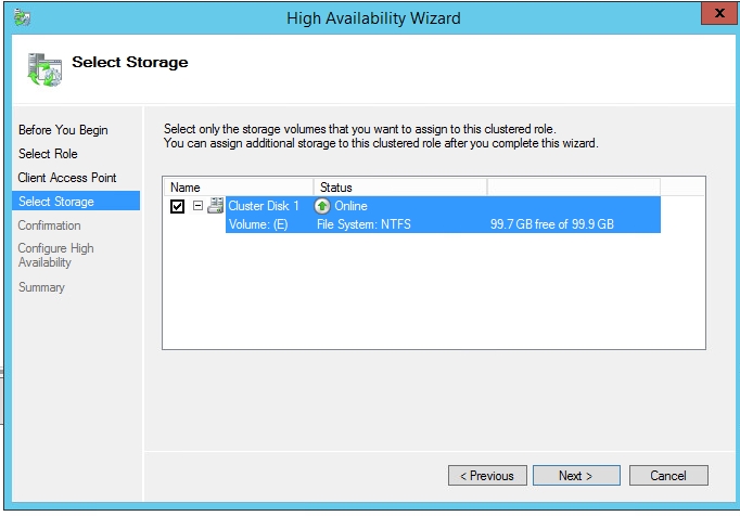 ECS GeoDrive with Windows Cluster
