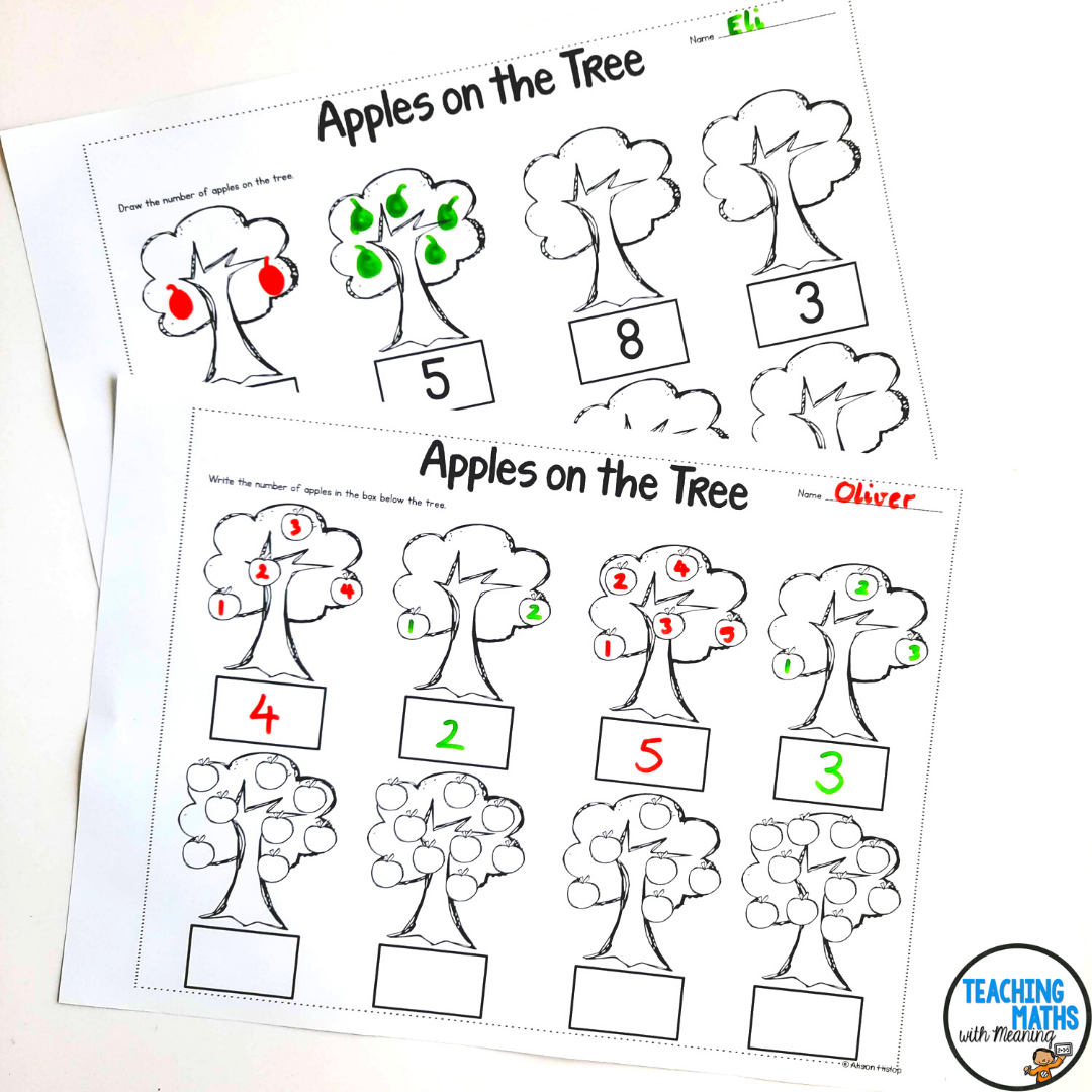 21 Easy Ideas for Teaching One to One Correspondence - Mathful Learners