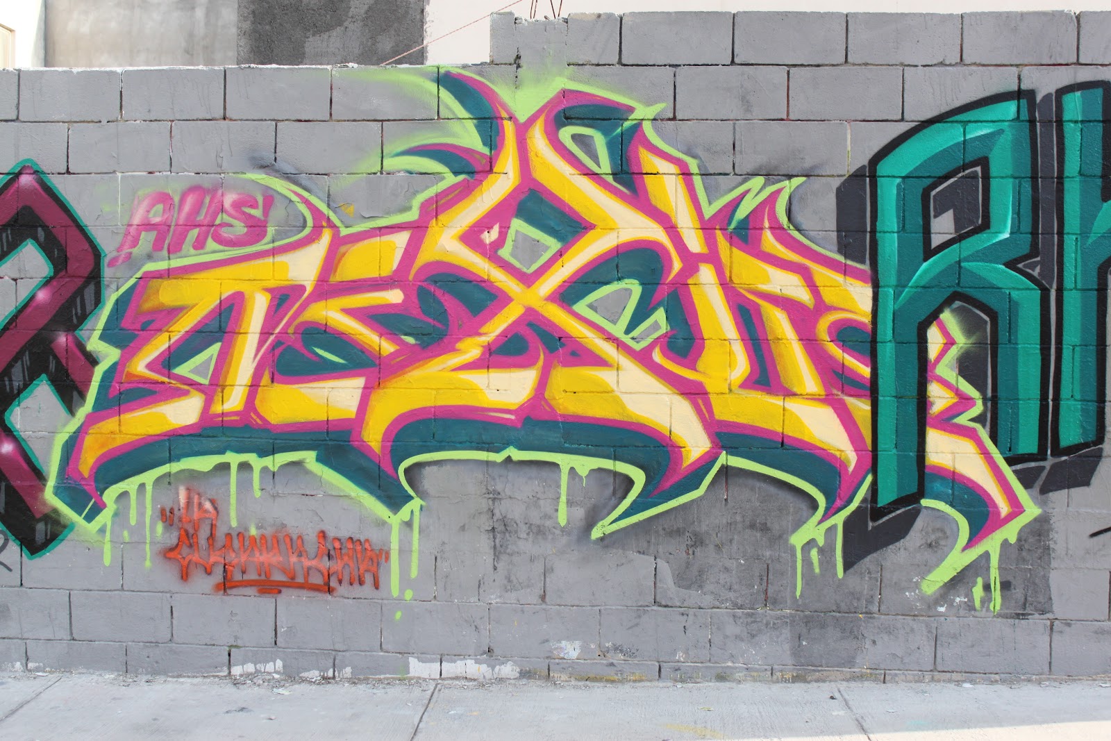 Hardcolors: Graffiti: AHS Crew ft. Sixse, moker & Derek.