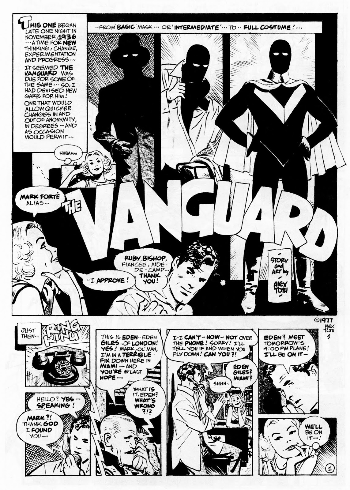 Old-fashioned Comics: The Art of Alex Toth - Feature Associates (1977)