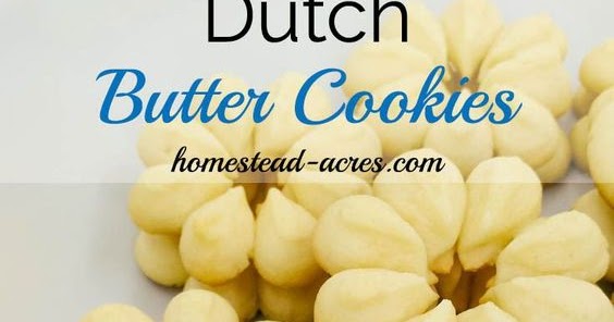 Dutch Butter Cookies - Delicious Dessert Mom