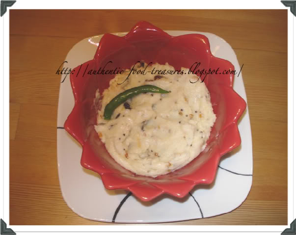 Preethi's online cookbook: Morkali / More kali