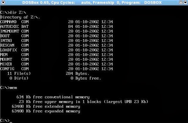 DOS (Disk Operating System)