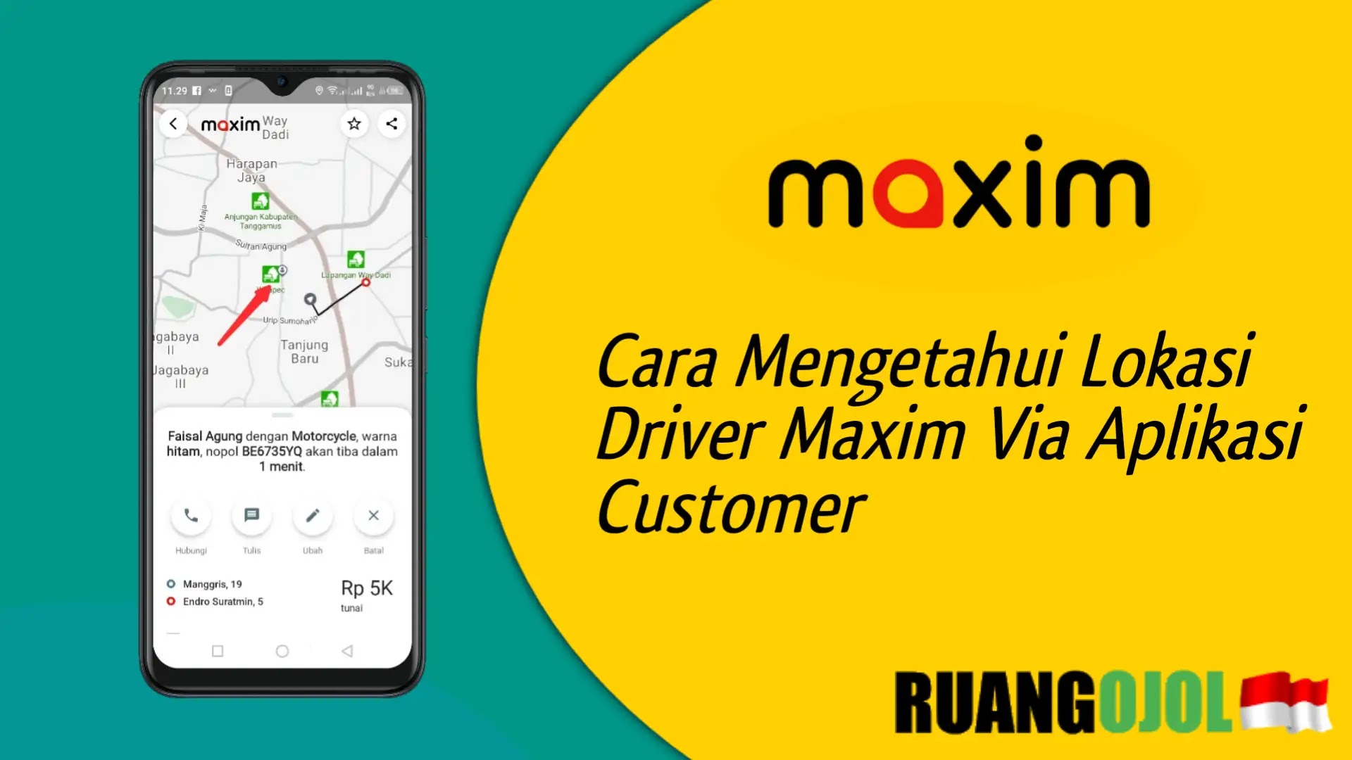 Cara Mengetahui Posisi Driver Maxim Lewat Aplikasi Customer Terbaru ...
