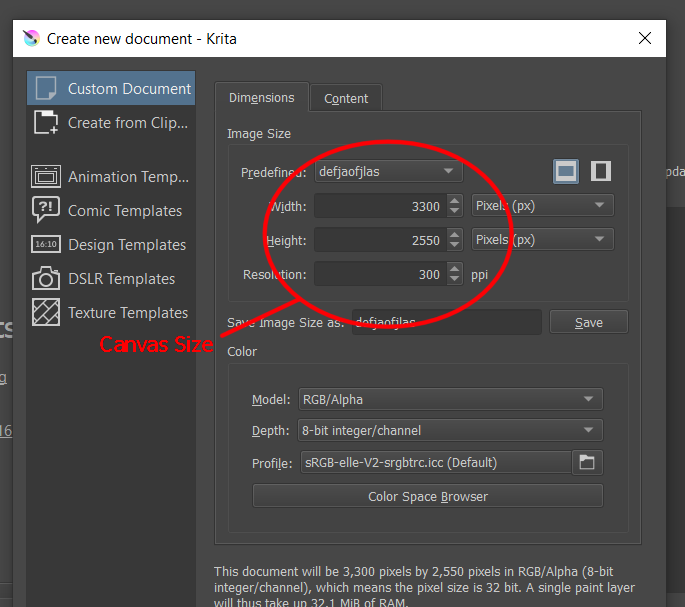 Multimedia Arts : Krita Program Tutorial