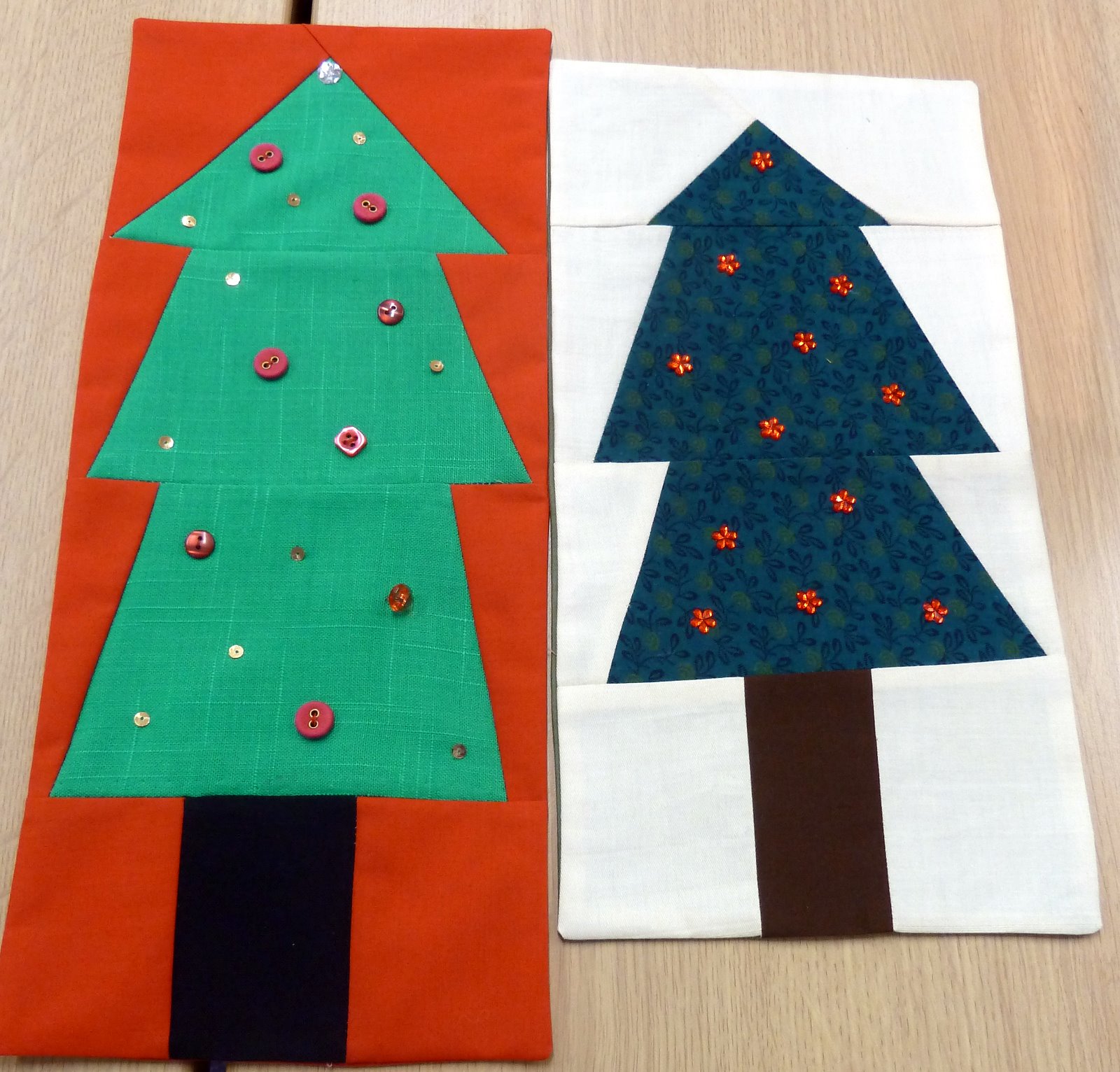 A Quilters Journal: Wonky Trees