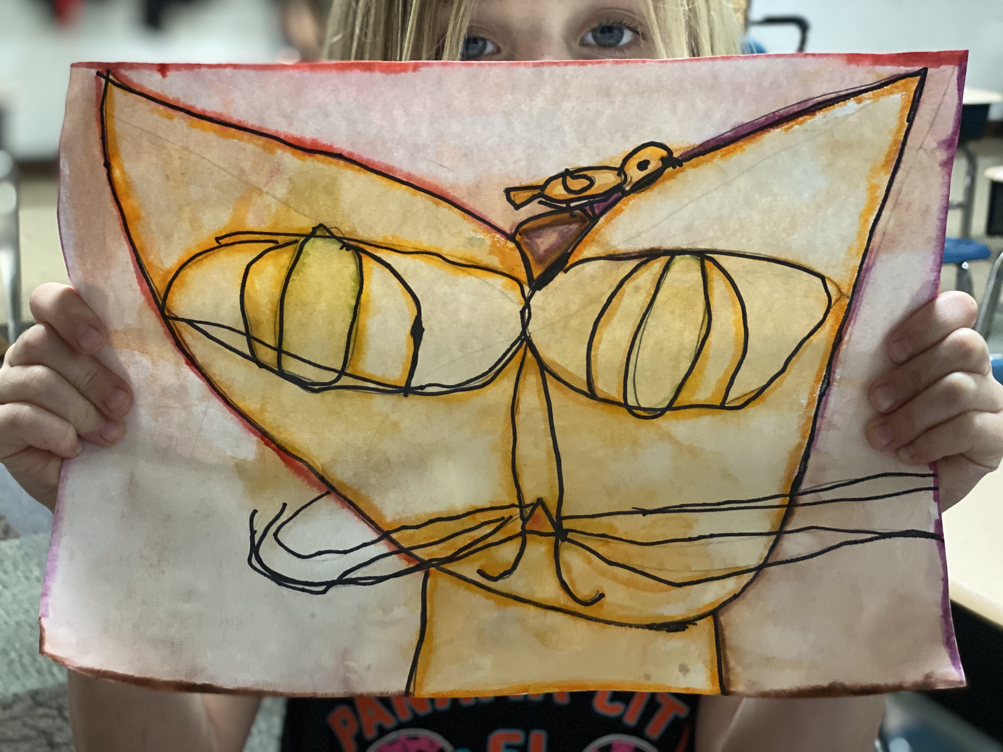 Elements of the Art Room: 1st grade Paul Klee Cat and Bird