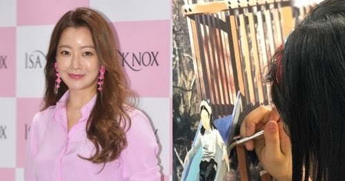 Kim Hee Sun's daughter is a child art prodigy?