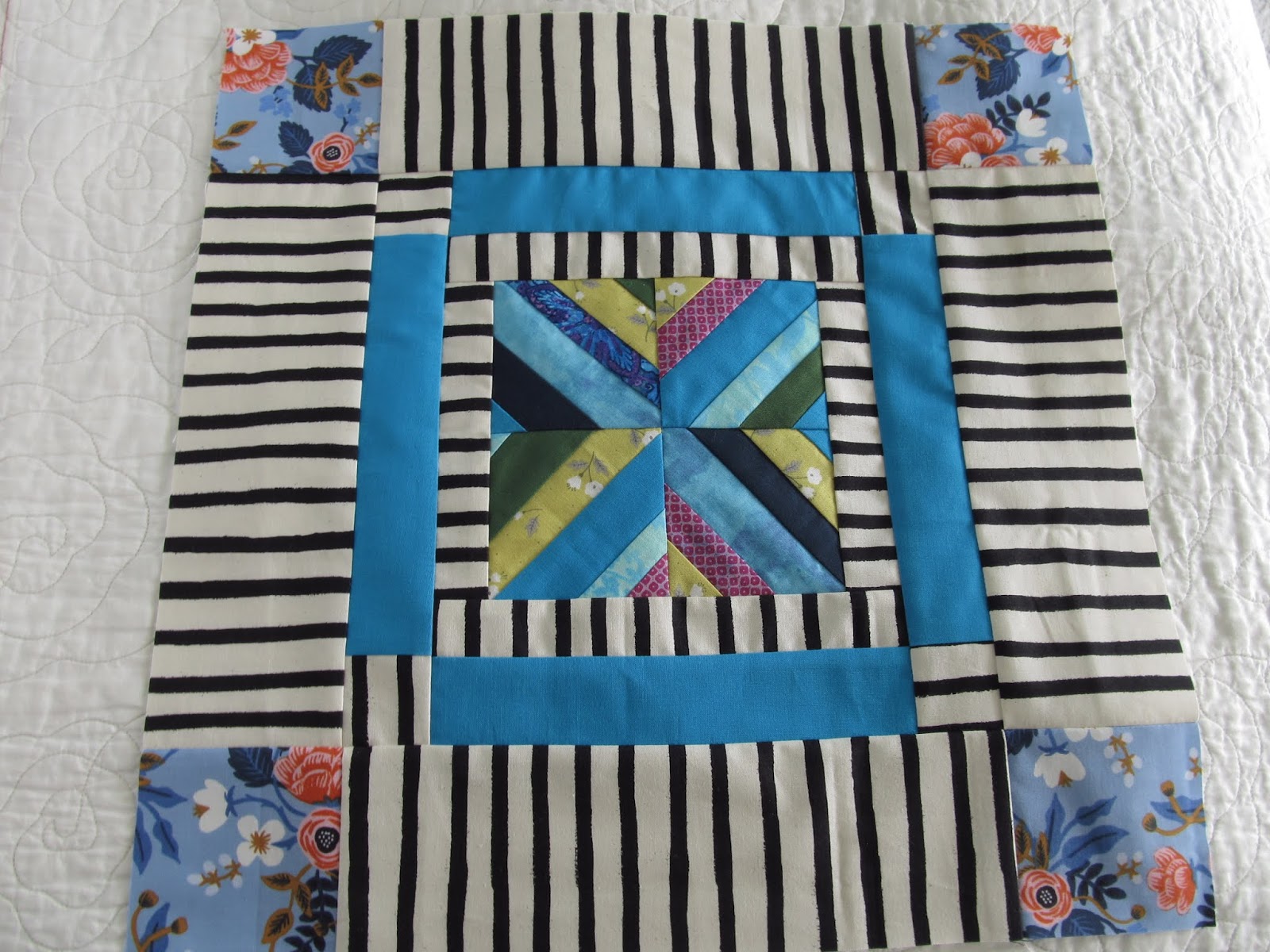 AHIQ: Improvisational Utility Quilts: Floral Improv Quilt Challenge AHIQ