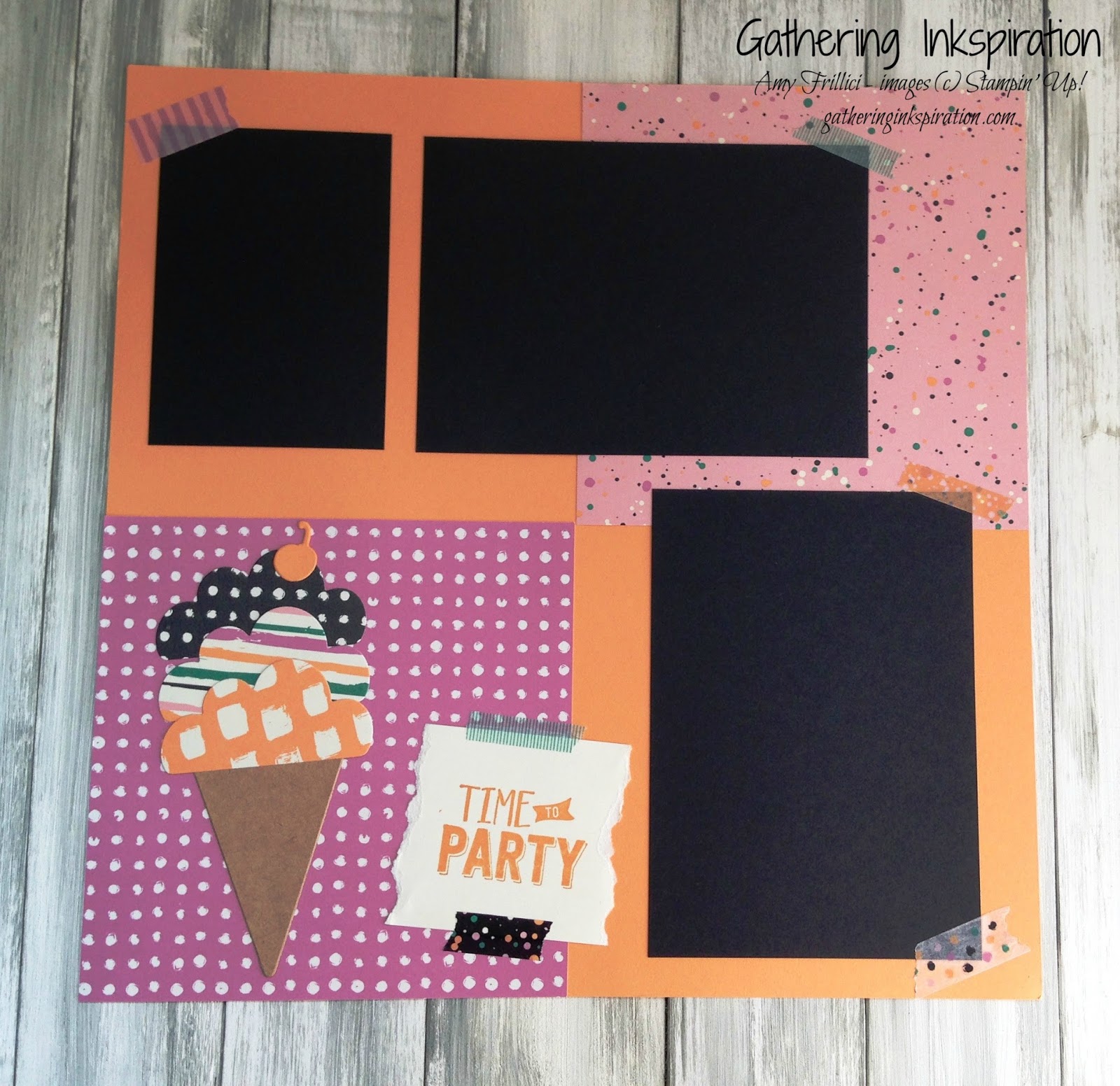 Gathering Inkspiration: Wish Big Scrapbook Pages
