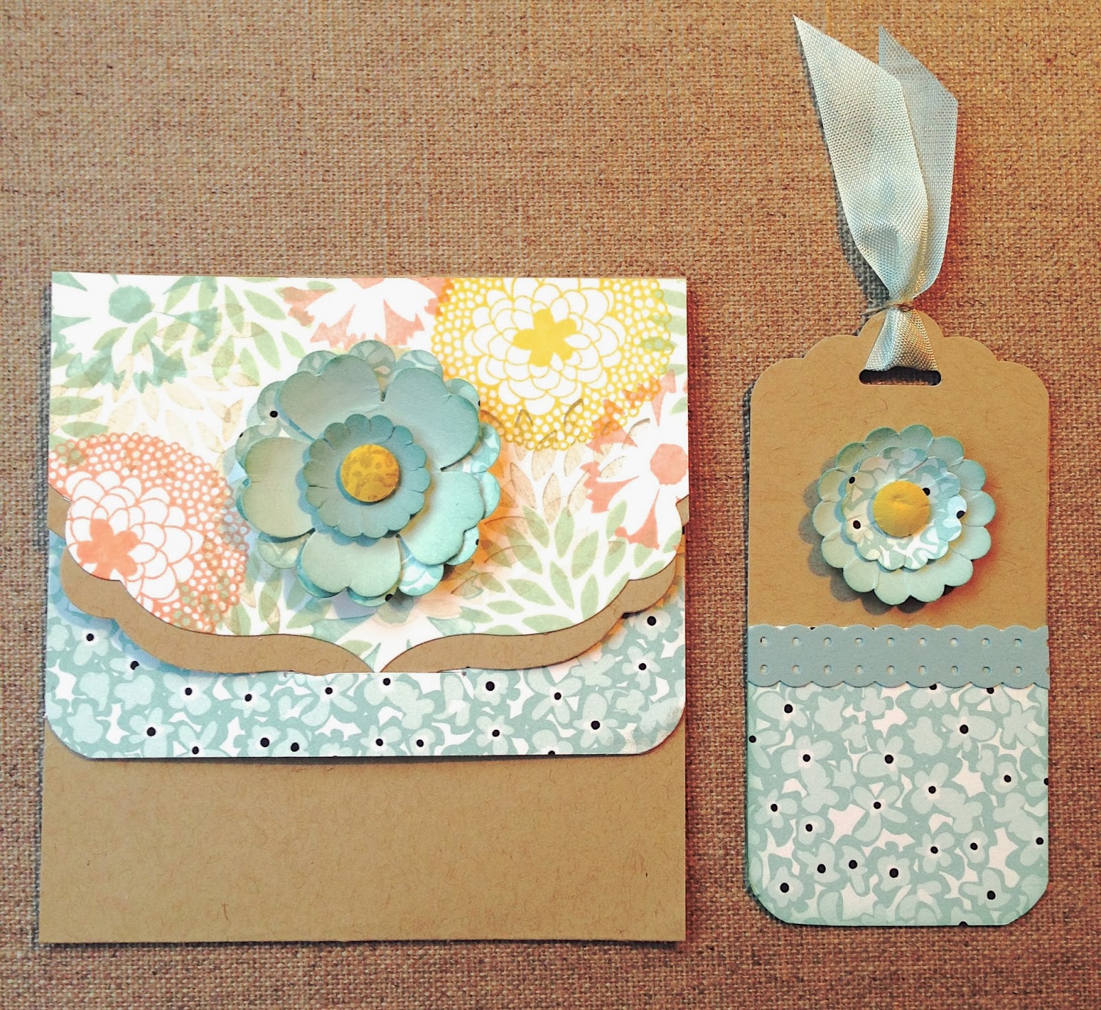 Petite Fleur Paperie: Mini Cards, Gift Card and a Tag