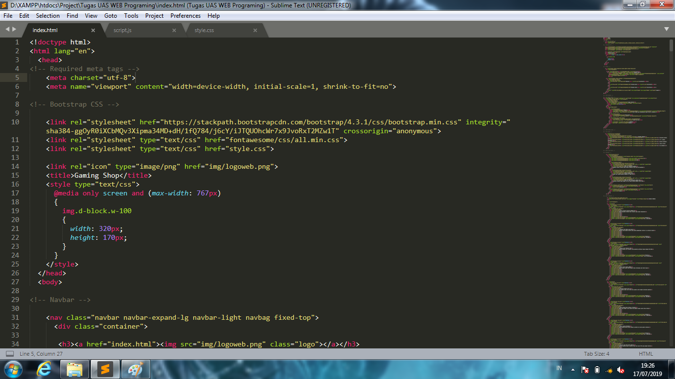 Belajar HTML simple: Cara Membuat Website Responsive Sederhana (Online ...