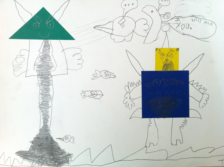 BCC Canada Art Studio: Grade 1 & 2 - Drawing with Pre-cut Shapes