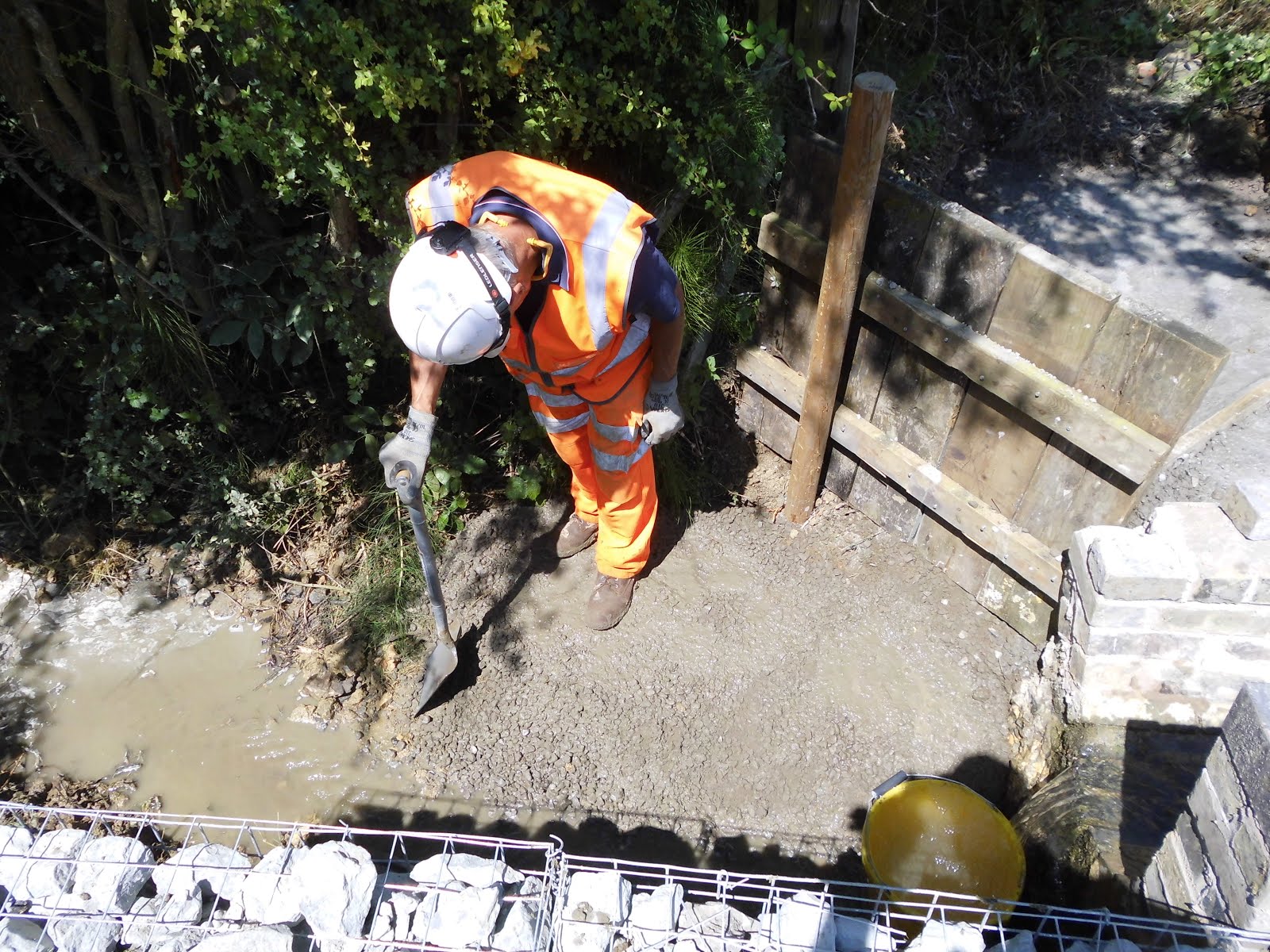 GWSR Estates Management — Drainage: Stanton concrete stomp - a new craze