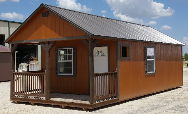 Wolfvalley Buildings Storage Shed Blog.: Dormer Cabin with Porch, 14x32 ...