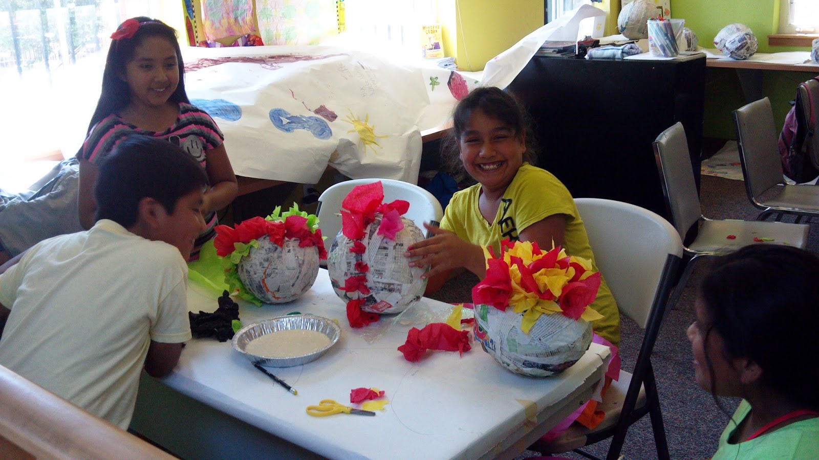 Picture of the Day: Piñata Making - Milagro Theatre