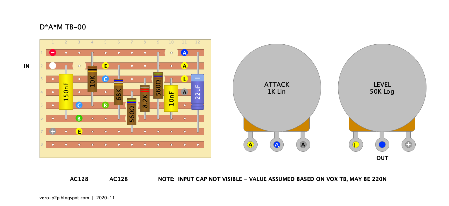 Guitar Effects - Vero - Point to Point - Tag Board Layouts: D*A*M: Tone ...