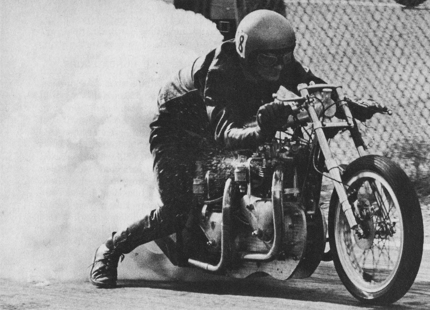 POPPA WHEELIE: Larry Welch and the Sonny Routt Twin Engined Triumph